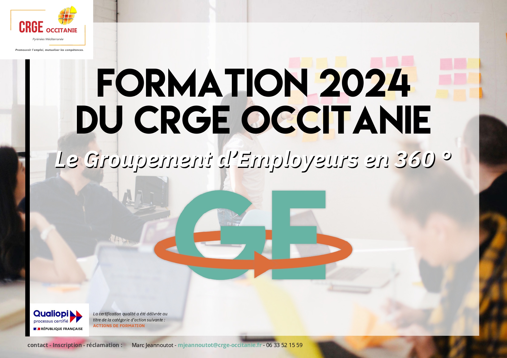 Formation : Le GE en 360 ° – Visio - 5 et 7 mars 2024 - CRGE Occitanie